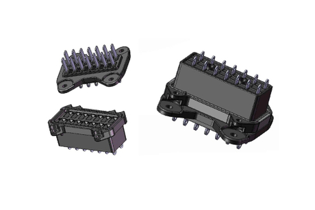 Z1460A 14 pin Liner Battery connector panel mount - Buy HT-F-Z1460A ...